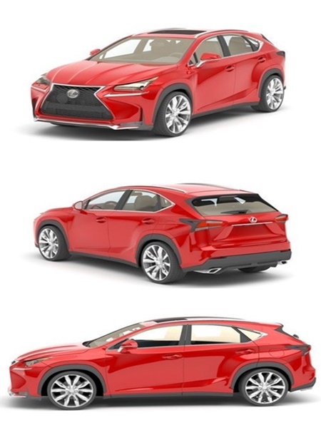 Lexus NX 200 Turbo 3D Model