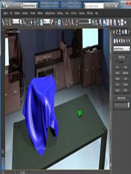 Cloth Simulation: 3ds Max