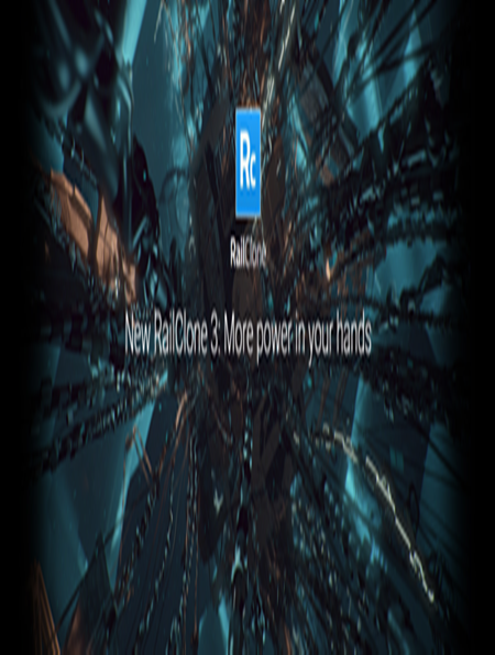 RailClone Pro 3.0.7 + Library for 3ds Max 2012 – 2018