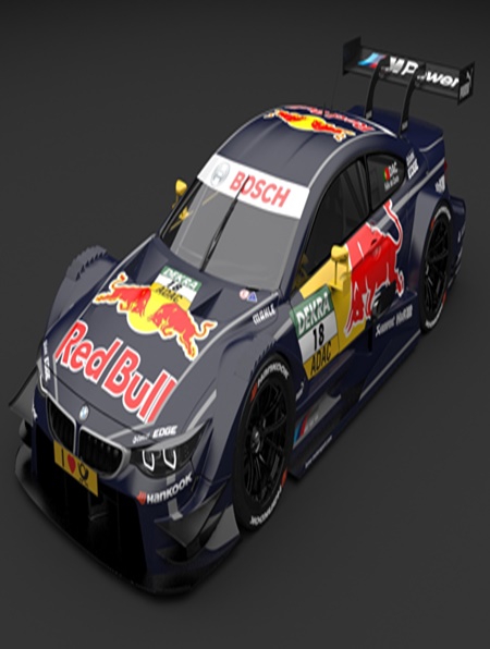 2014 BMW M4 DTM Da Costa 3D Model